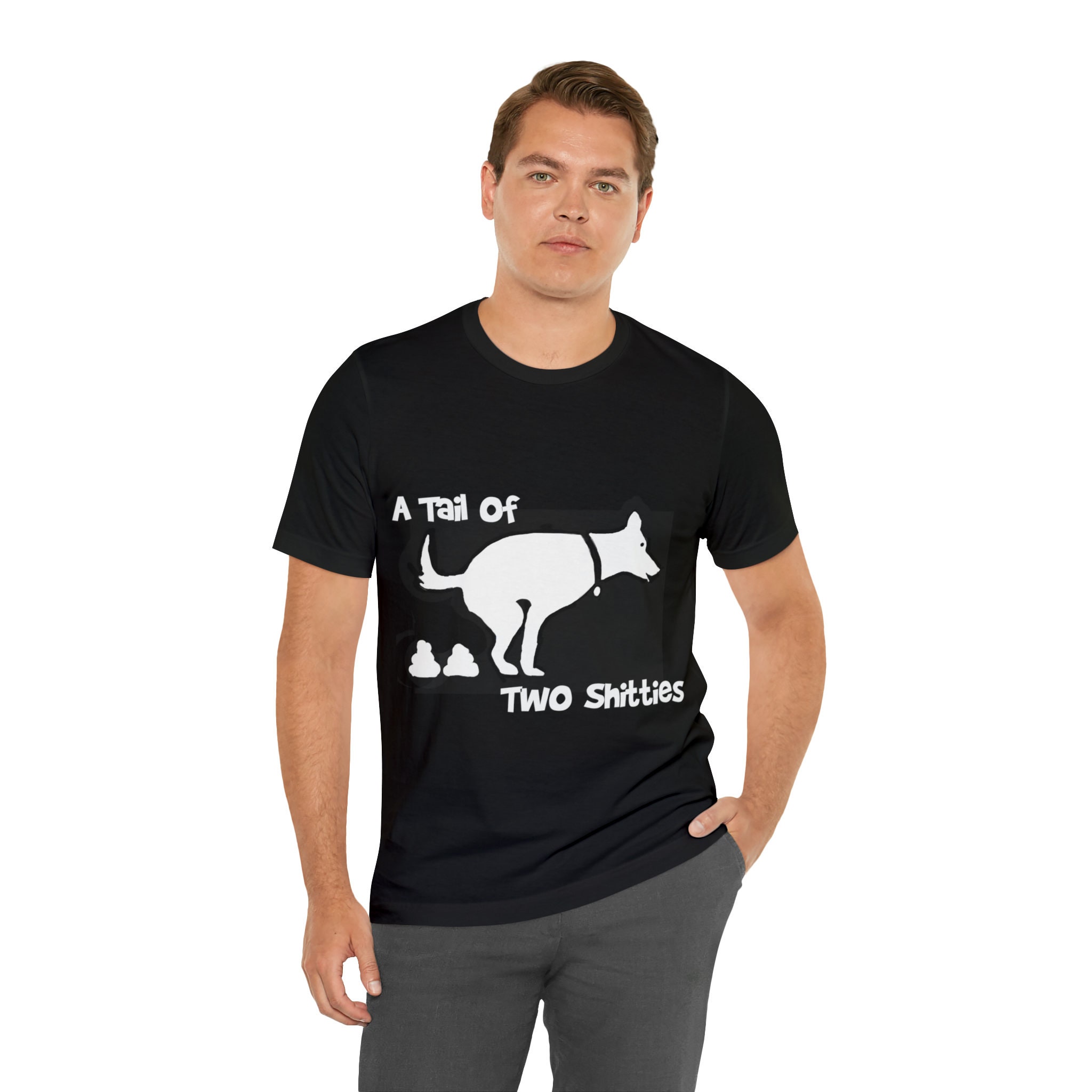 A Tail of Two Shitties Shirt Short Sleeve Tee Shirt Animal - Etsy