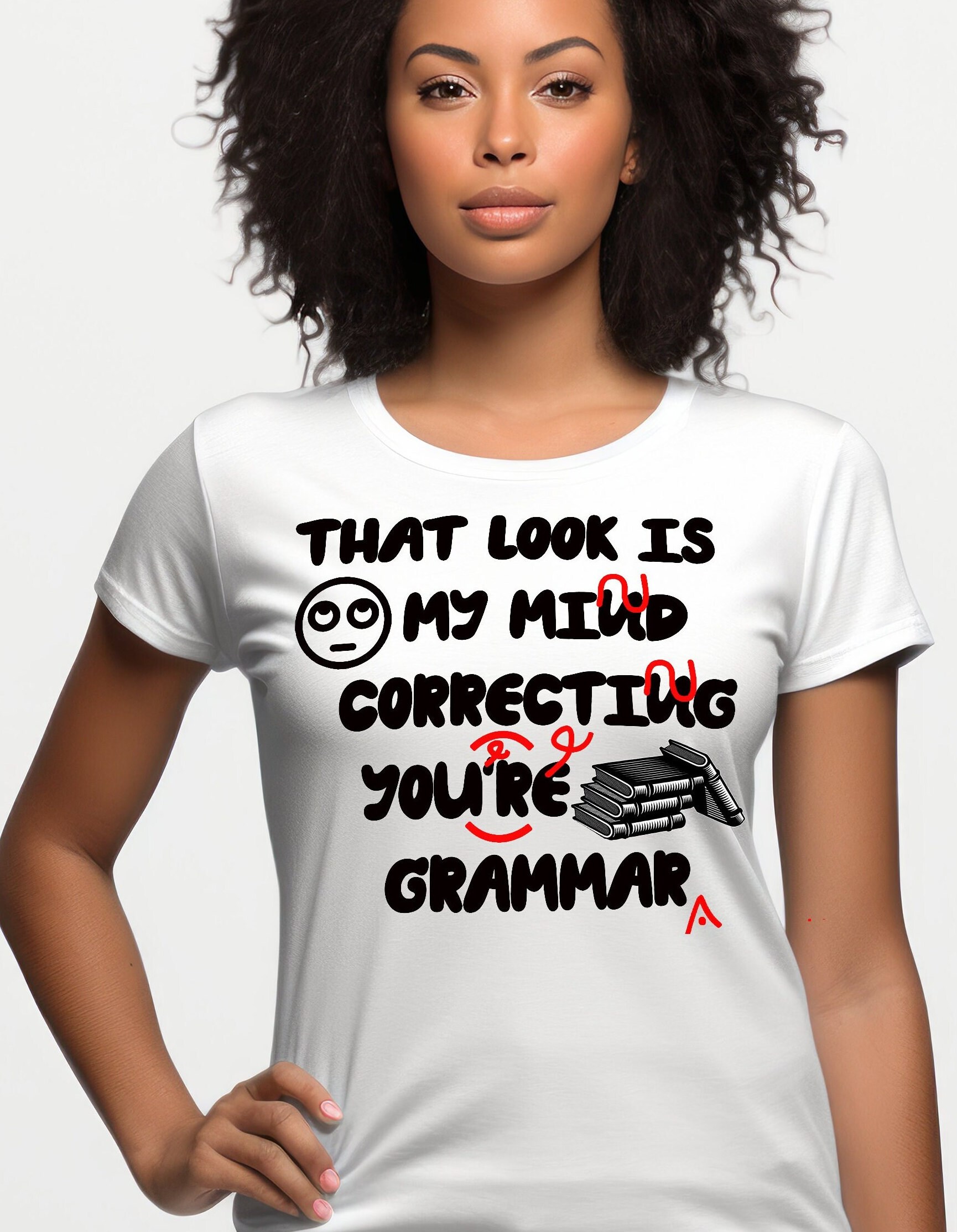 Funny Grammar Teacher T-shirt: Correcting Your Grammar - Etsy