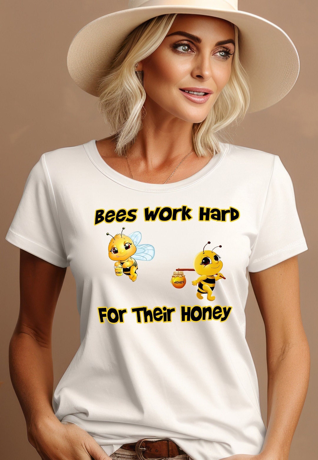 Bees Work Hard for Their Honey T-shirt, Unisex Bee T-shirts, Funny ...