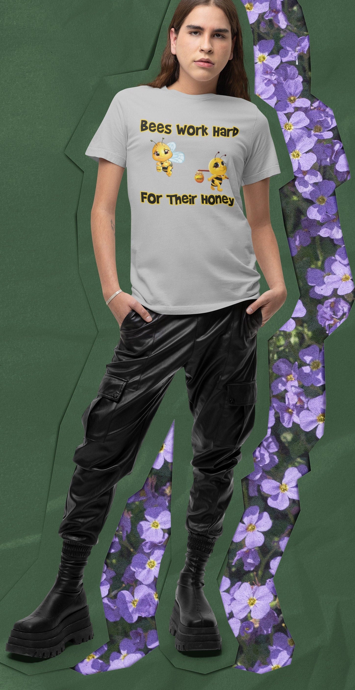 Bees Work Hard for Their Honey T-shirt, Unisex Bee T-shirts, Funny ...