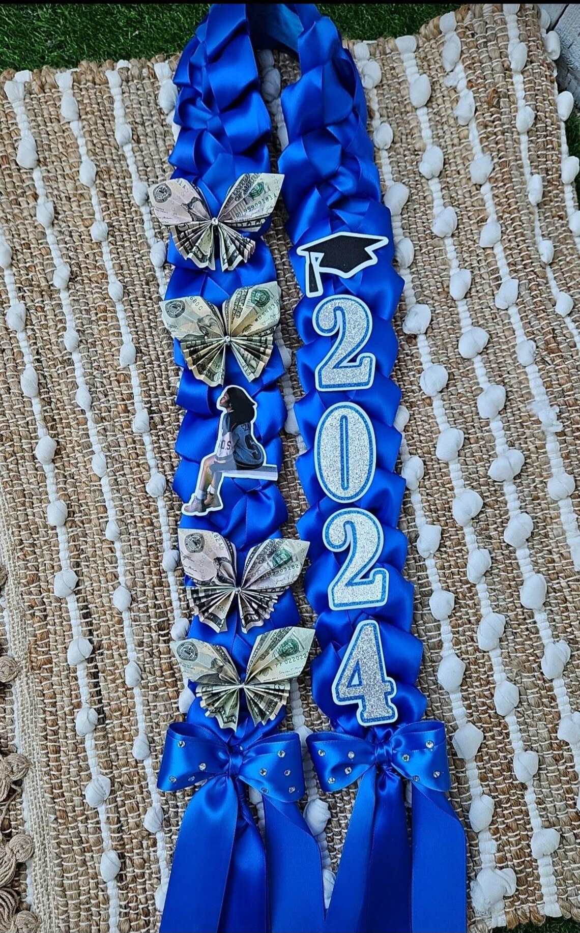 Graduation Lei, the Perfect Gift for Your Grad,custom Lei, Grad ...