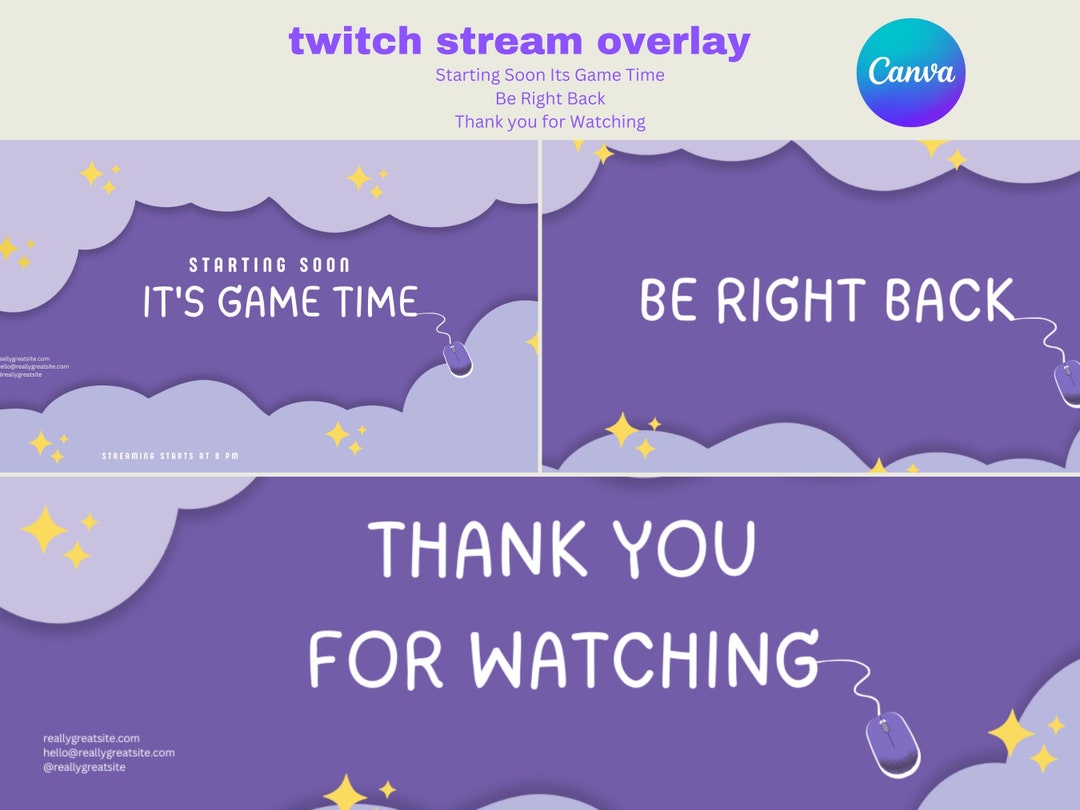 Custom Twitch Overlay Graphics Stream Bundle Twitch Overlay Twitch ...