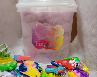 Package of 20 Cotton Candy Tubs 32oz different Flavors USA - Etsy