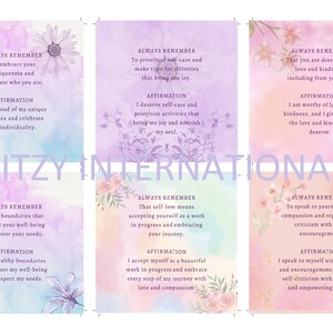 Self-love Always Remember Message and Affirmation Cards Plus Guidebook ...