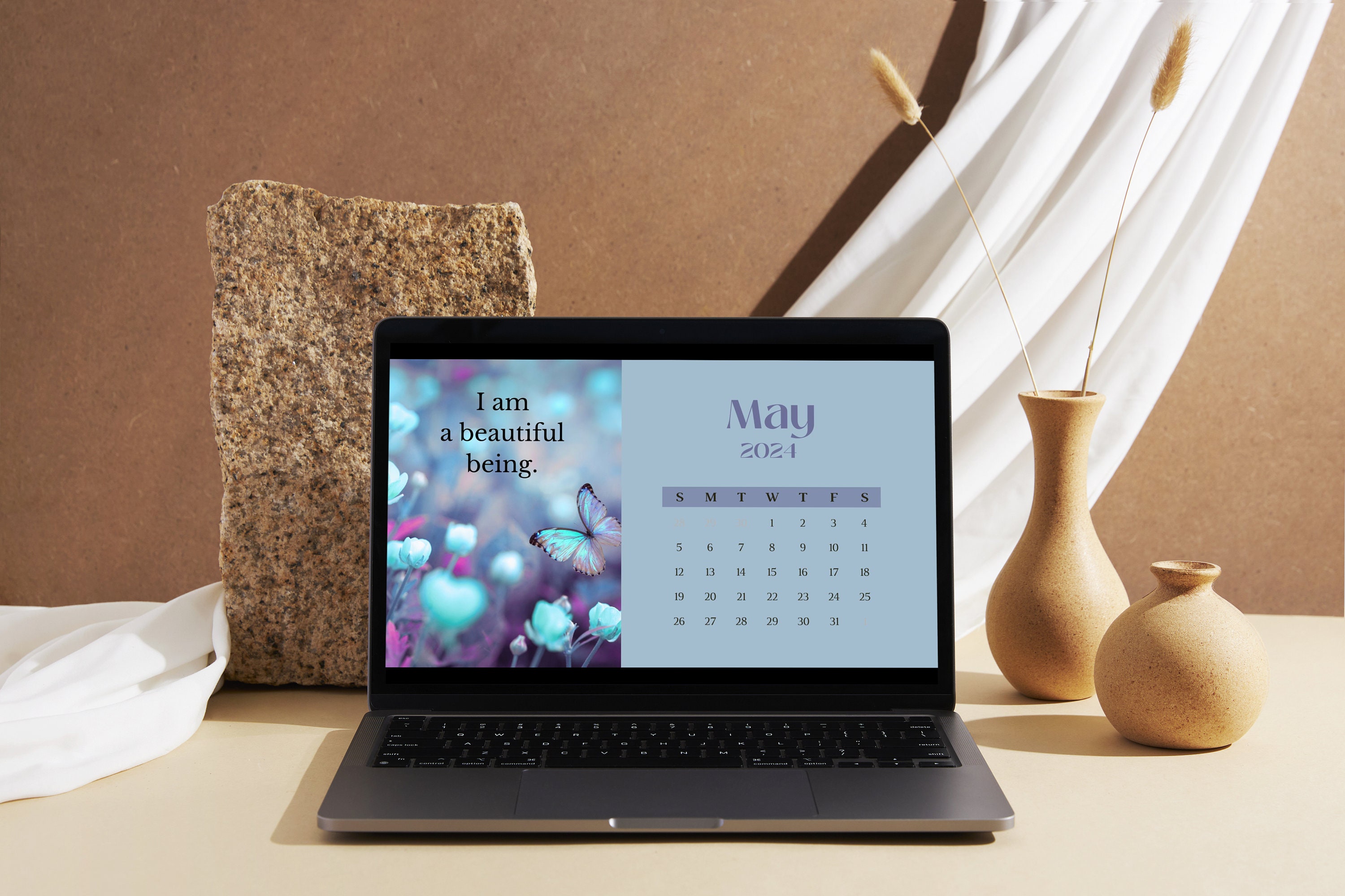 2024 Desktop Wallpaper, Self-love Affirmation, Affirmation Calendar ...