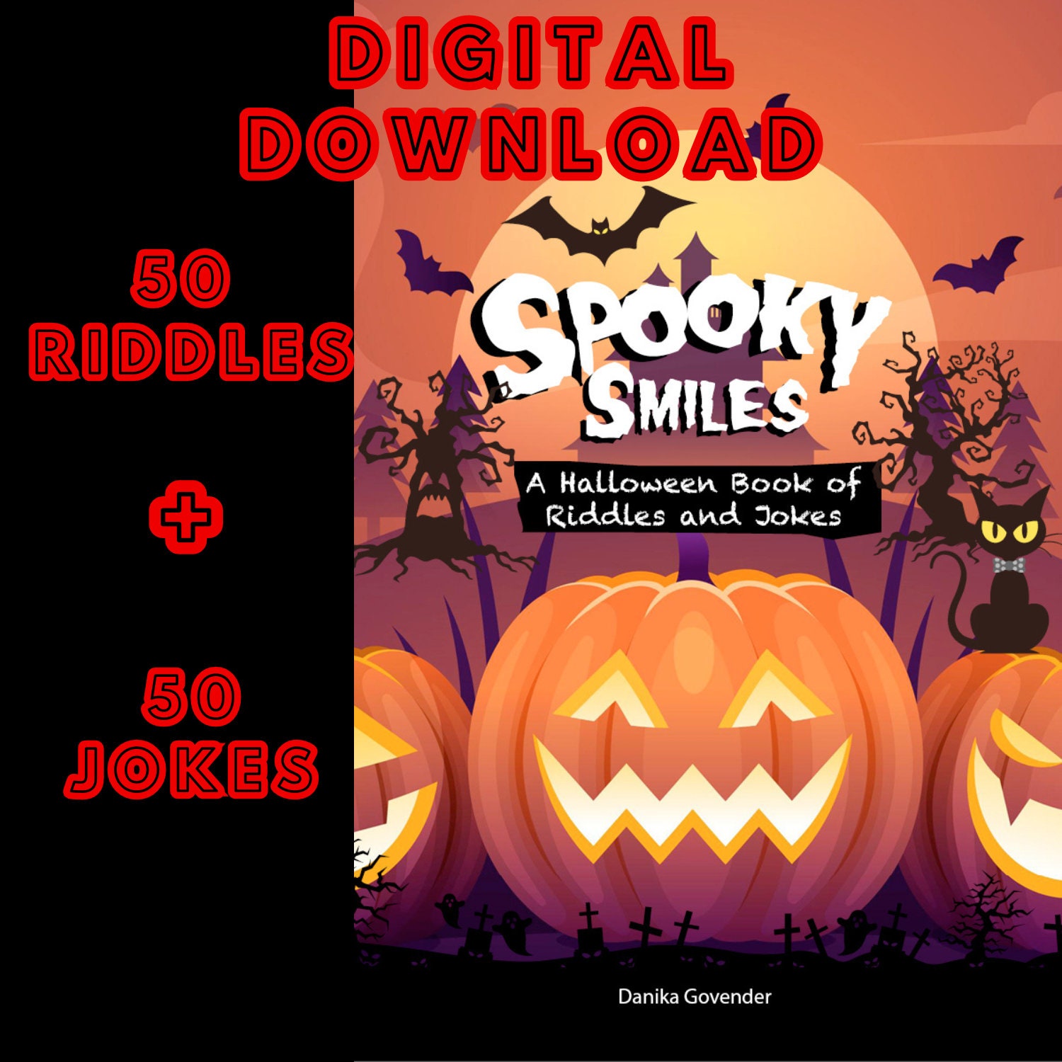 Halloween Book of Riddles and Jokes, 50 Halloween Riddles, 50 Halloween ...