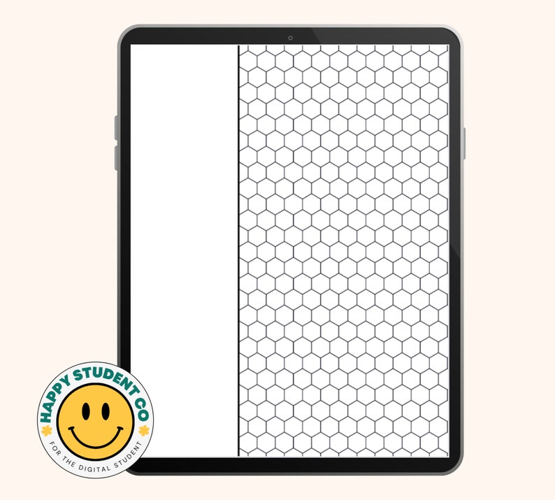 Ochem Notes ~ Hexagon Notes ~ Goodnotes Template ~ Ochem Template ...