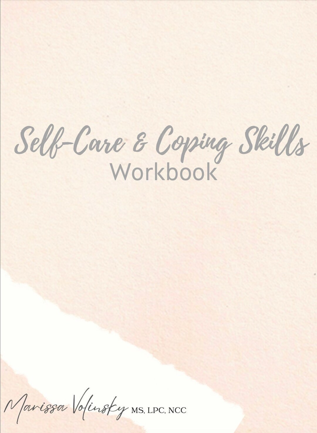 Self-care & Coping Skills Workbook - Etsy