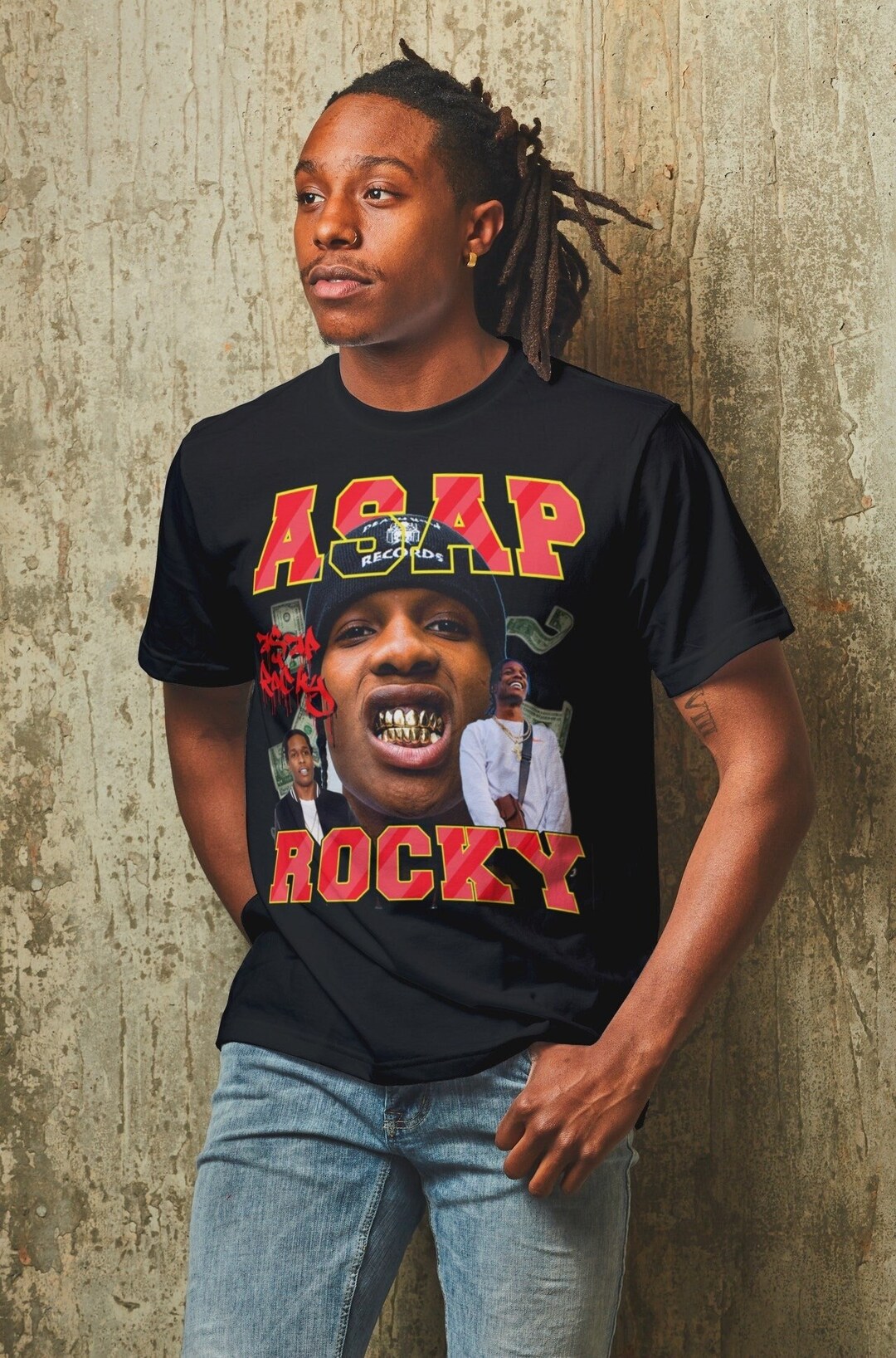 Asap Rocky T Shirt Asap Rocky Bootleg Asap Rocky Merch Asap Etsy