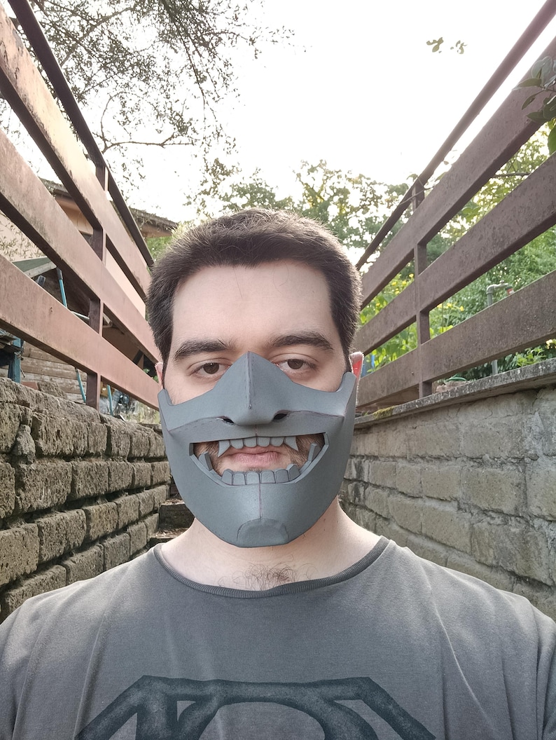 Samurai Mask Foam Template - Etsy