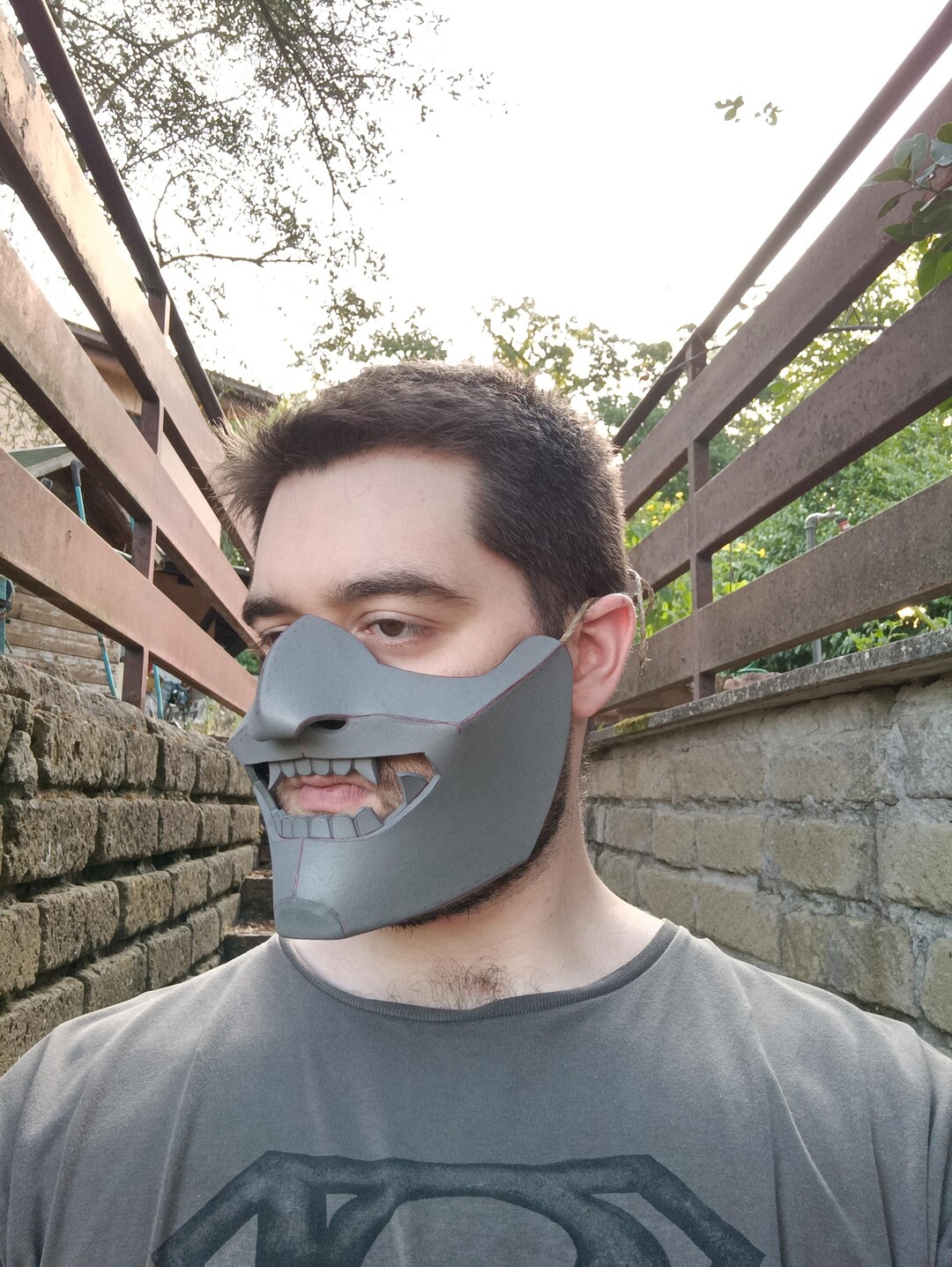 Samurai Mask Foam Template - Etsy