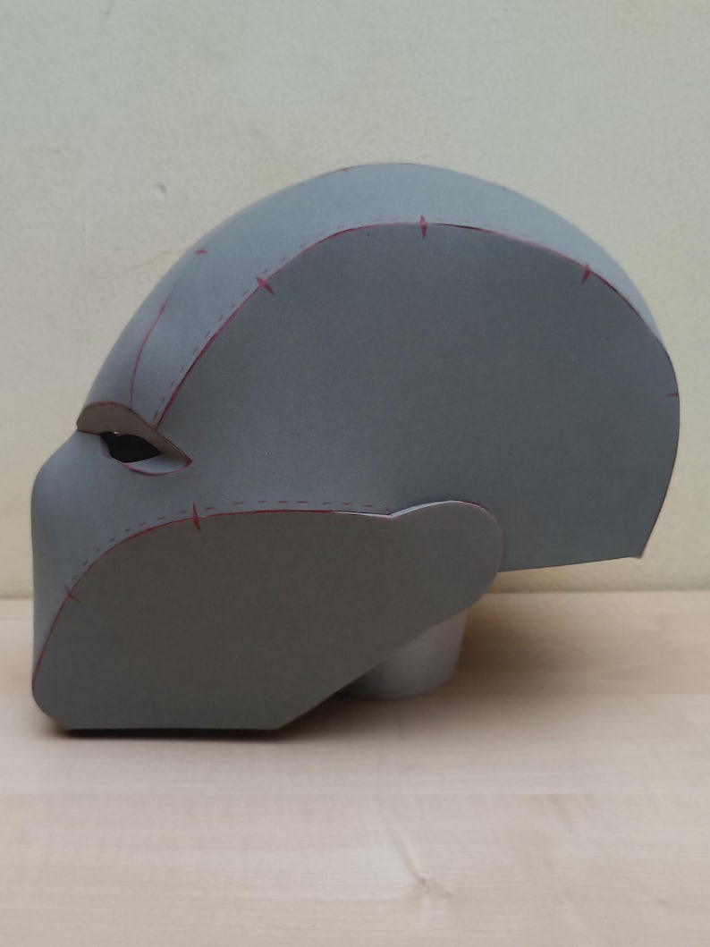 Red Hood Helmet Foam Template - Etsy