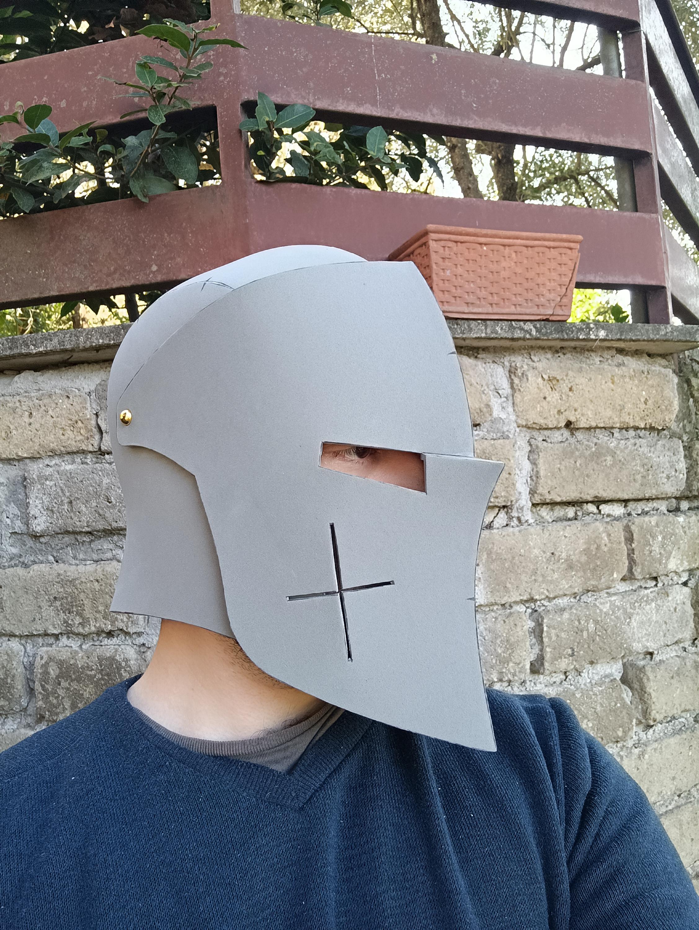 Medieval Knight Helmet Foam Template - Etsy