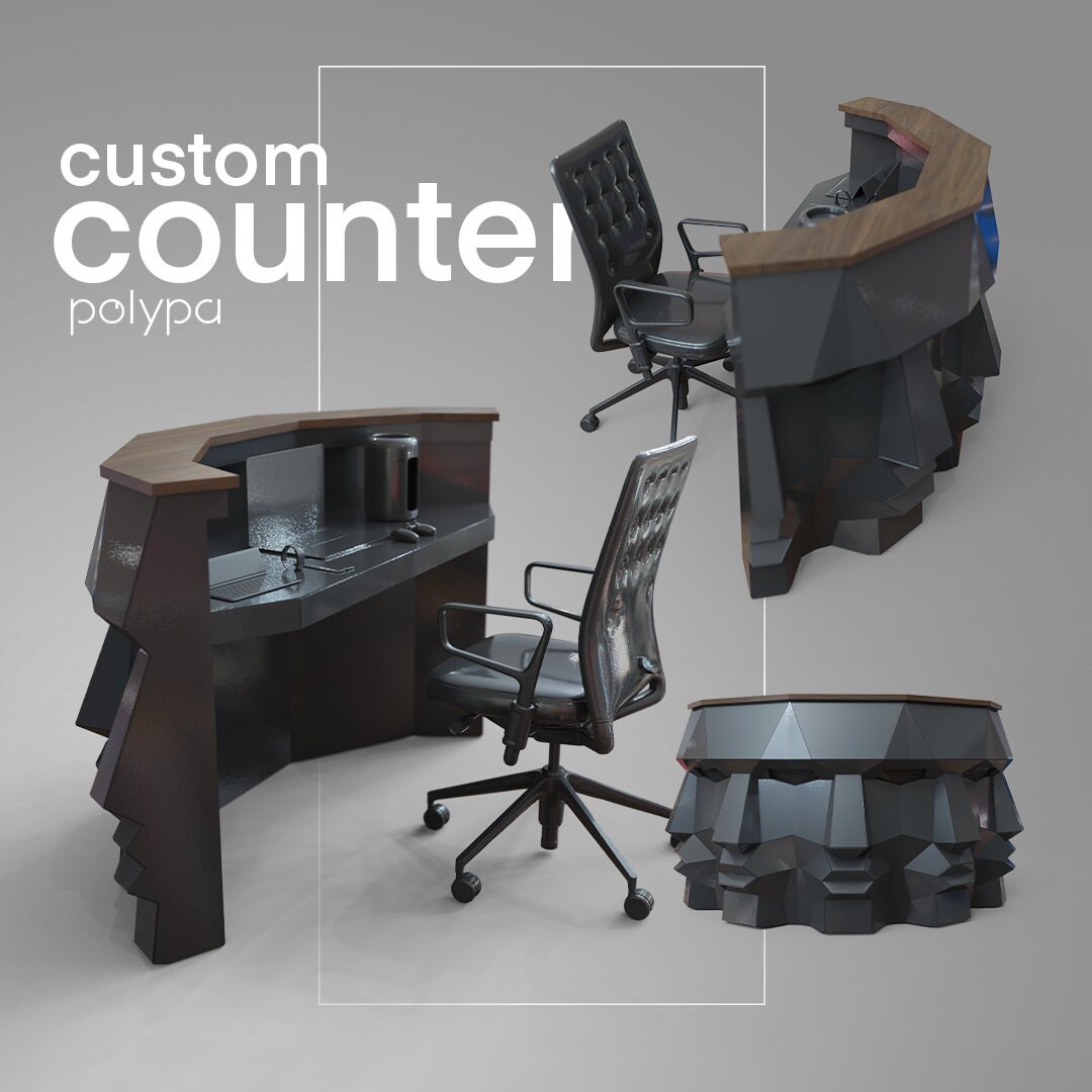 Polygon Geometric Counter Table in DXF Format. Template for Geometric ...