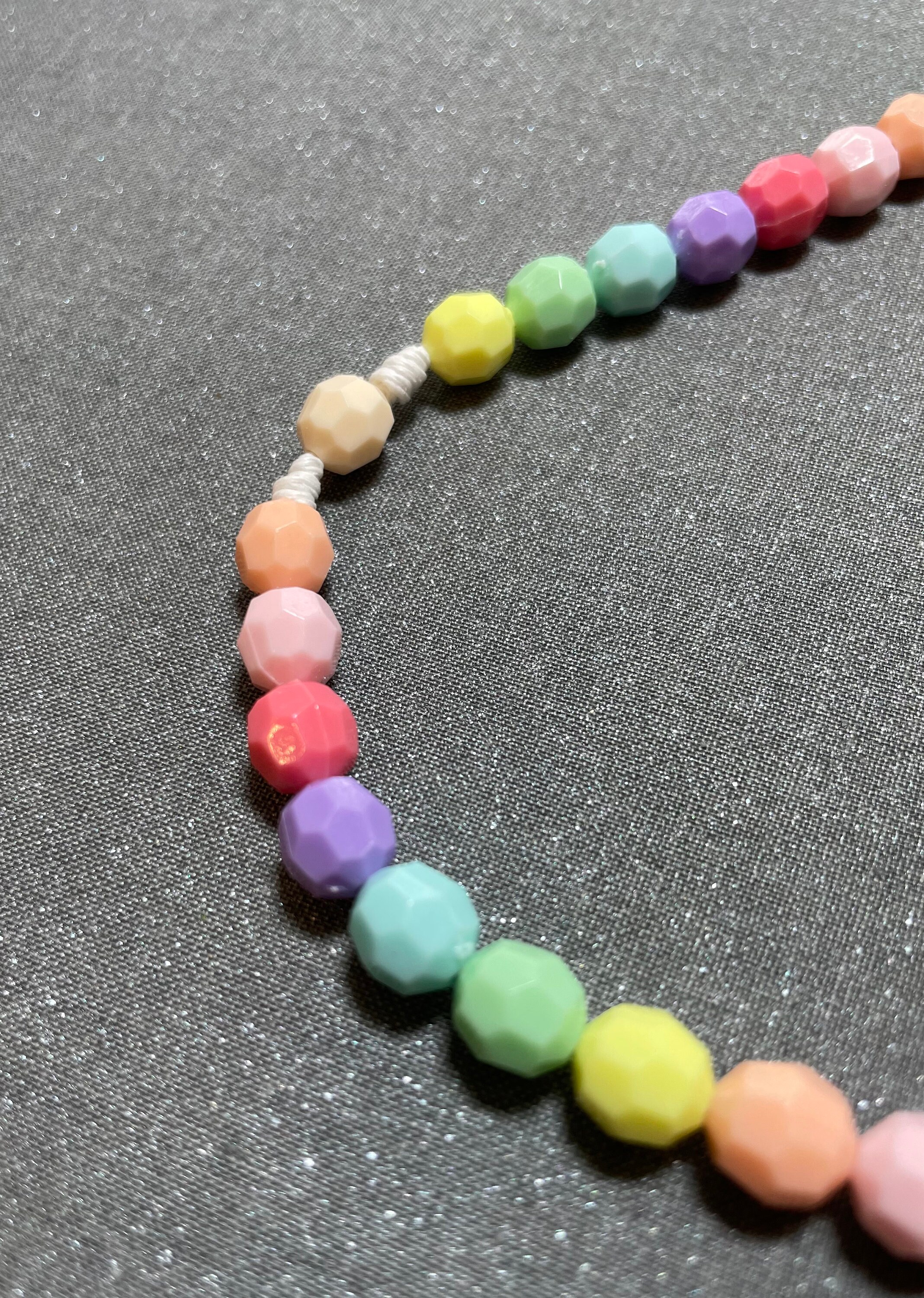 Sign of Peace Rosary pastel Rainbow - Etsy