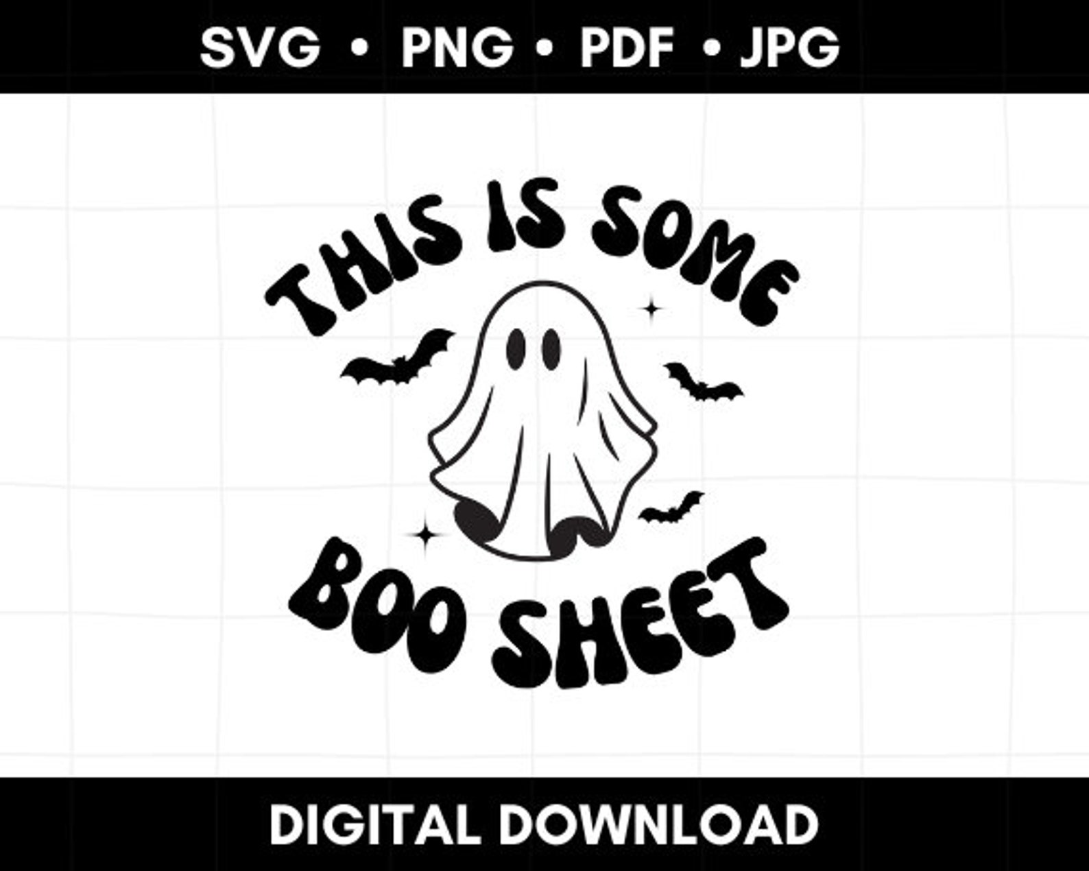Halloween SVG File, Funny SVG, Halloween Ghost SVG - Etsy