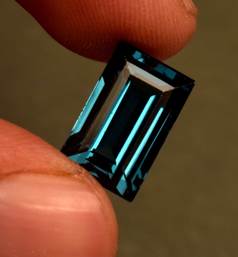 Turmalina indicolita azul verdosa de 6,05 ct, piedra preciosa suelta ...