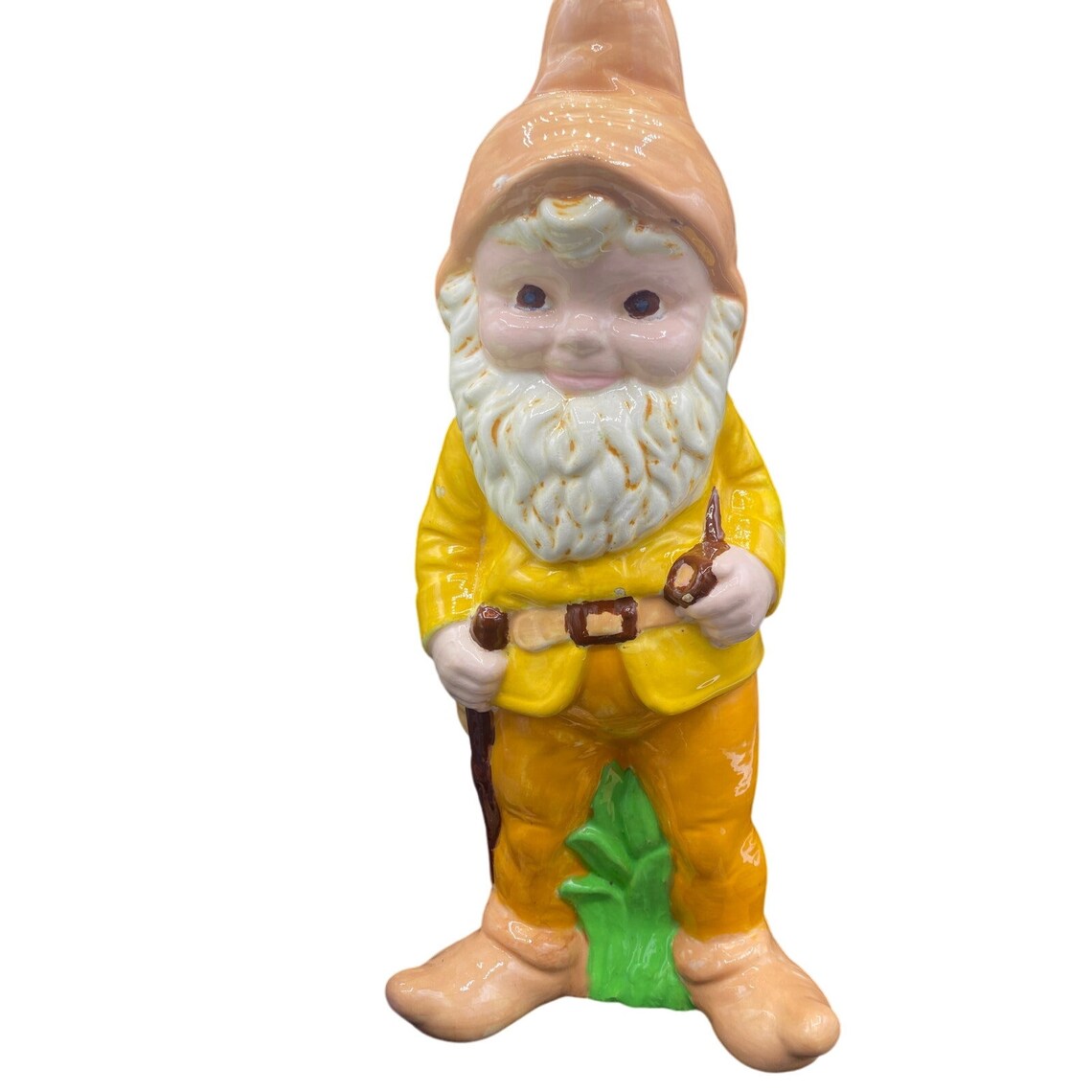 Set Vtg Gnome 60s 70's German Made Ceramic Garden Figure Elf Terra ...