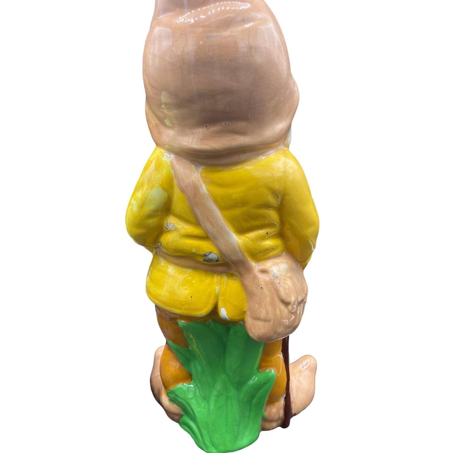 Set Vtg Gnome 60s 70's German Made Ceramic Garden Figure Elf Terra ...