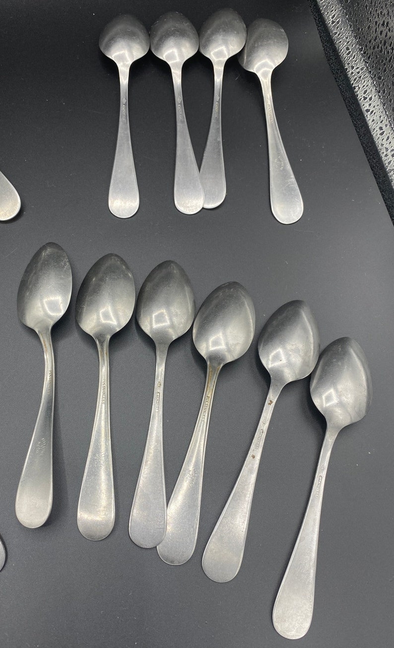 Lot 20 VTG ROYAL Stainless ALLEGHENY Metal Windor Knife Flatware Forks ...