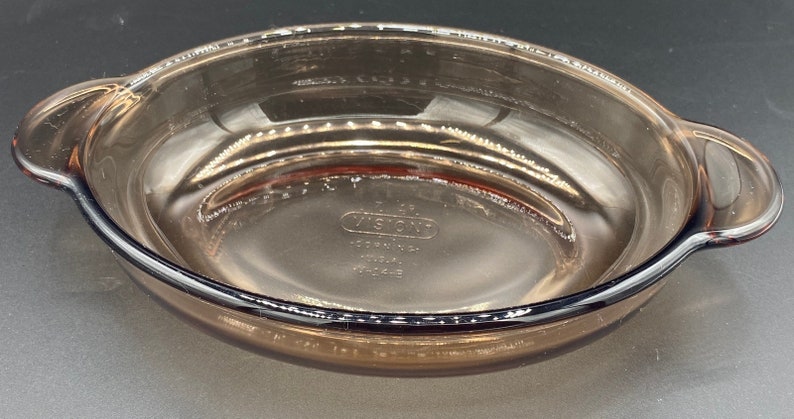 VTG Set 4 Corning PYREX Vision Ware 1 Qt Ribbed Glass Dutch Oven Lid ...