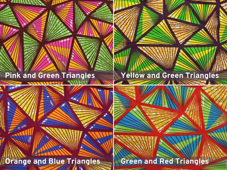 GTP African Wax Print Fabrics by the Yard - Etsy