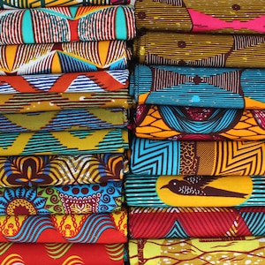 GTP African Wax Print Fabrics by the Yard - Etsy