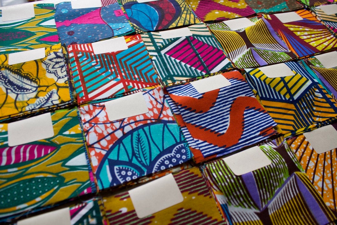 10cm X 10cm African Wax Print Fabric Squares for Patchwork, Quilting ...
