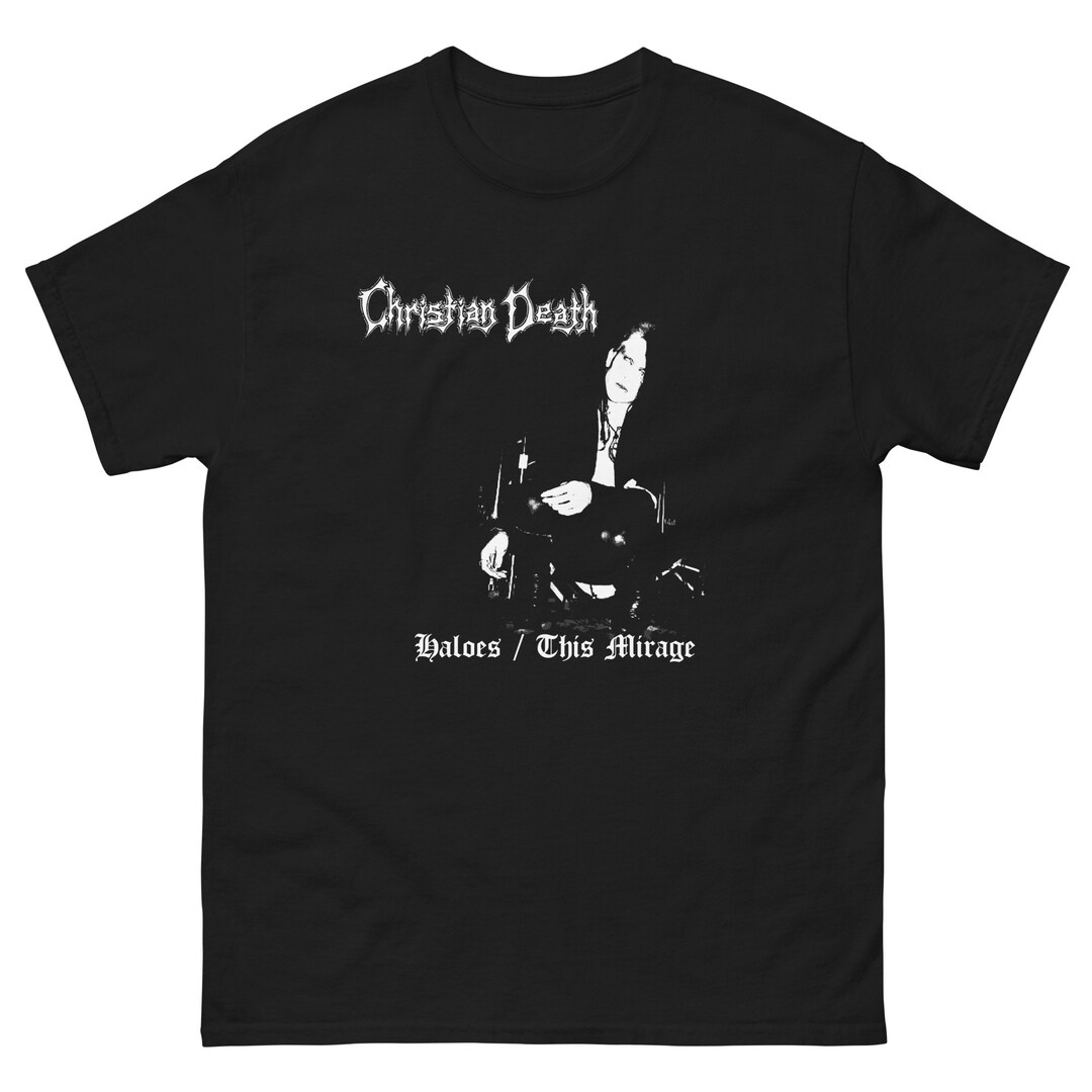 Christian Death Shirt Goth Clothing Gothic Xmal Deutschland Rosetta ...