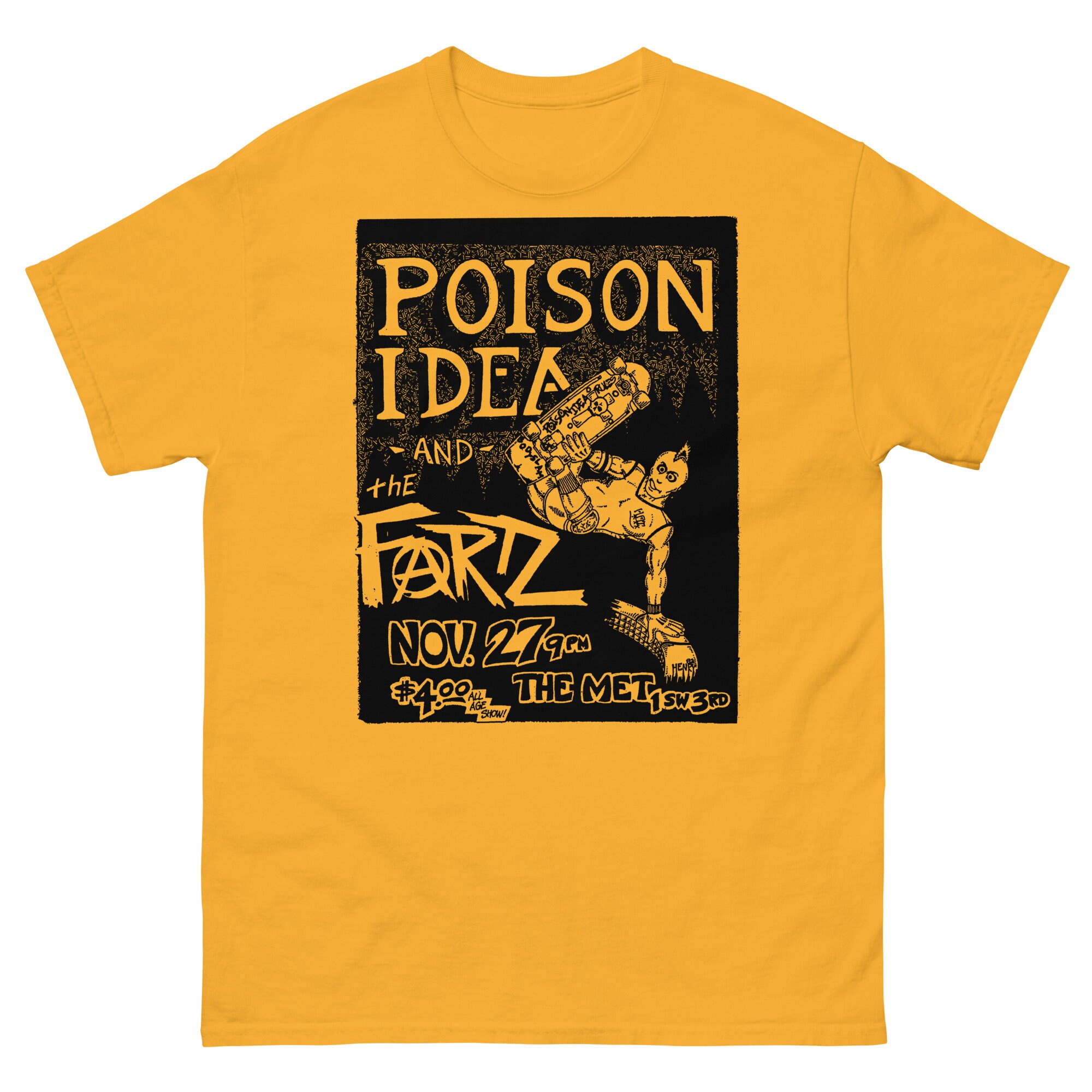 Poison Idea Flyer Shirt Punk Shirt Vintage Punk the Fartz Battalion of ...
