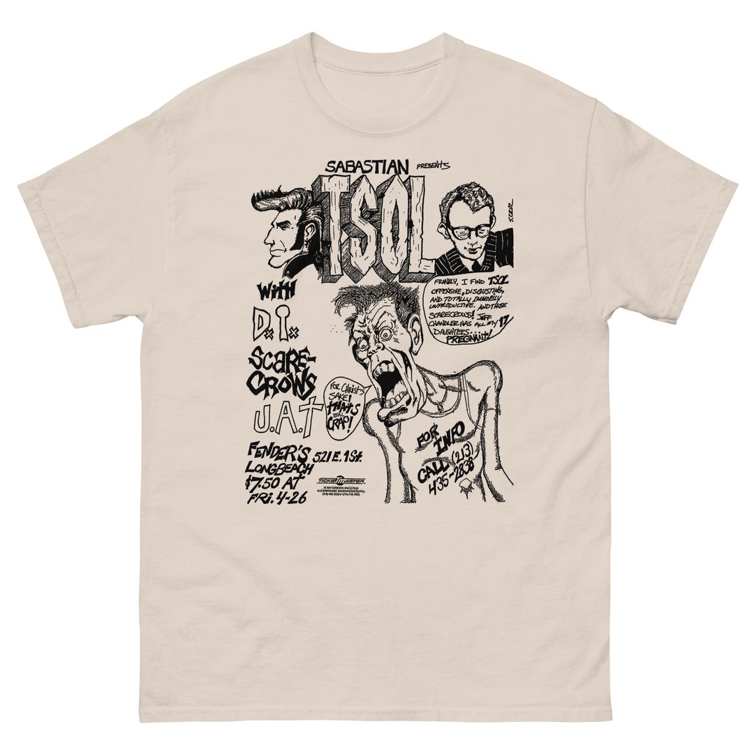 TSOL Flyer Shirt Punk Shirt Vintage Punk Agent Orange Adolescents D.I ...