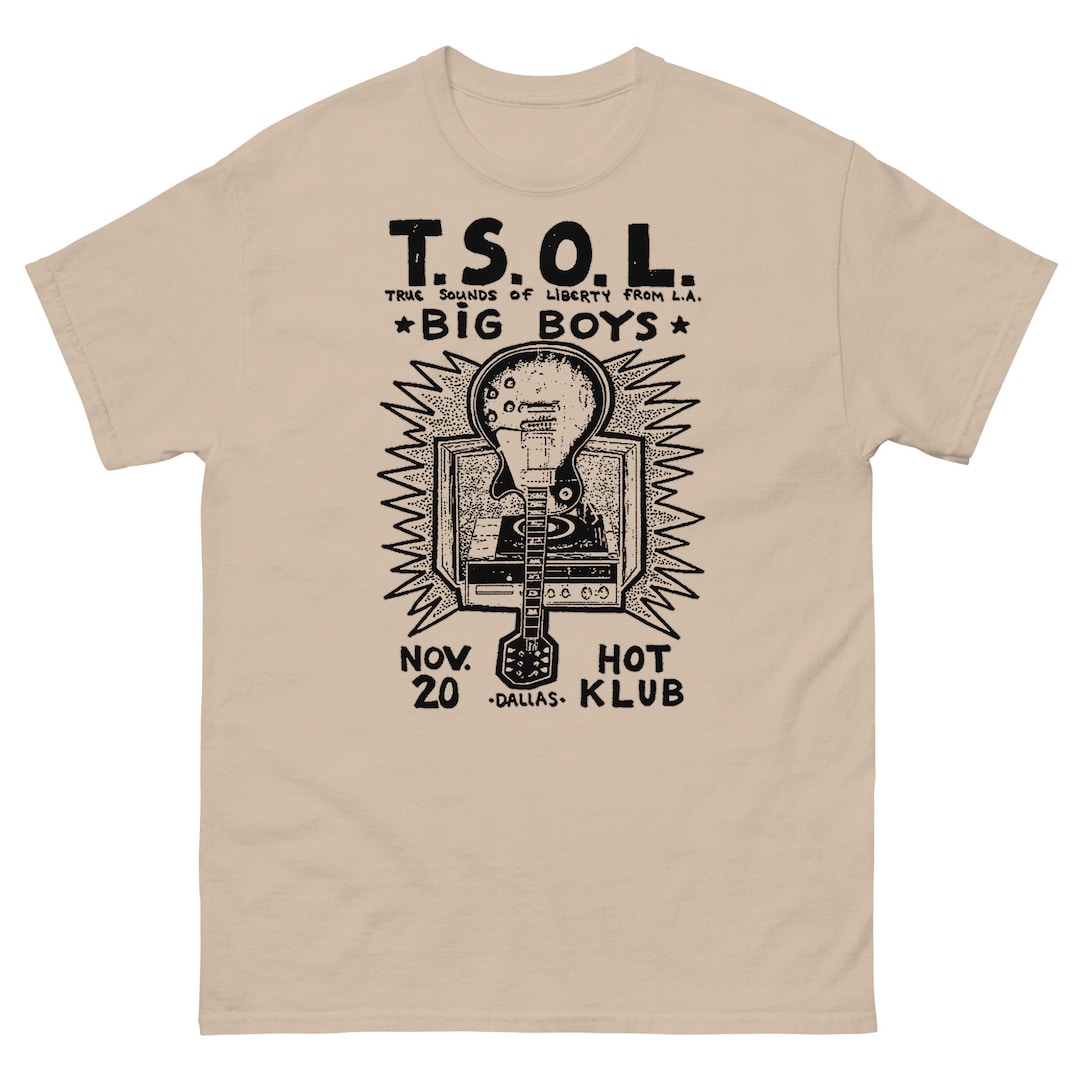 TSOL Flyer Shirt Big Boys Vintage Punk Shirt Punk Merch Punk Clothing ...