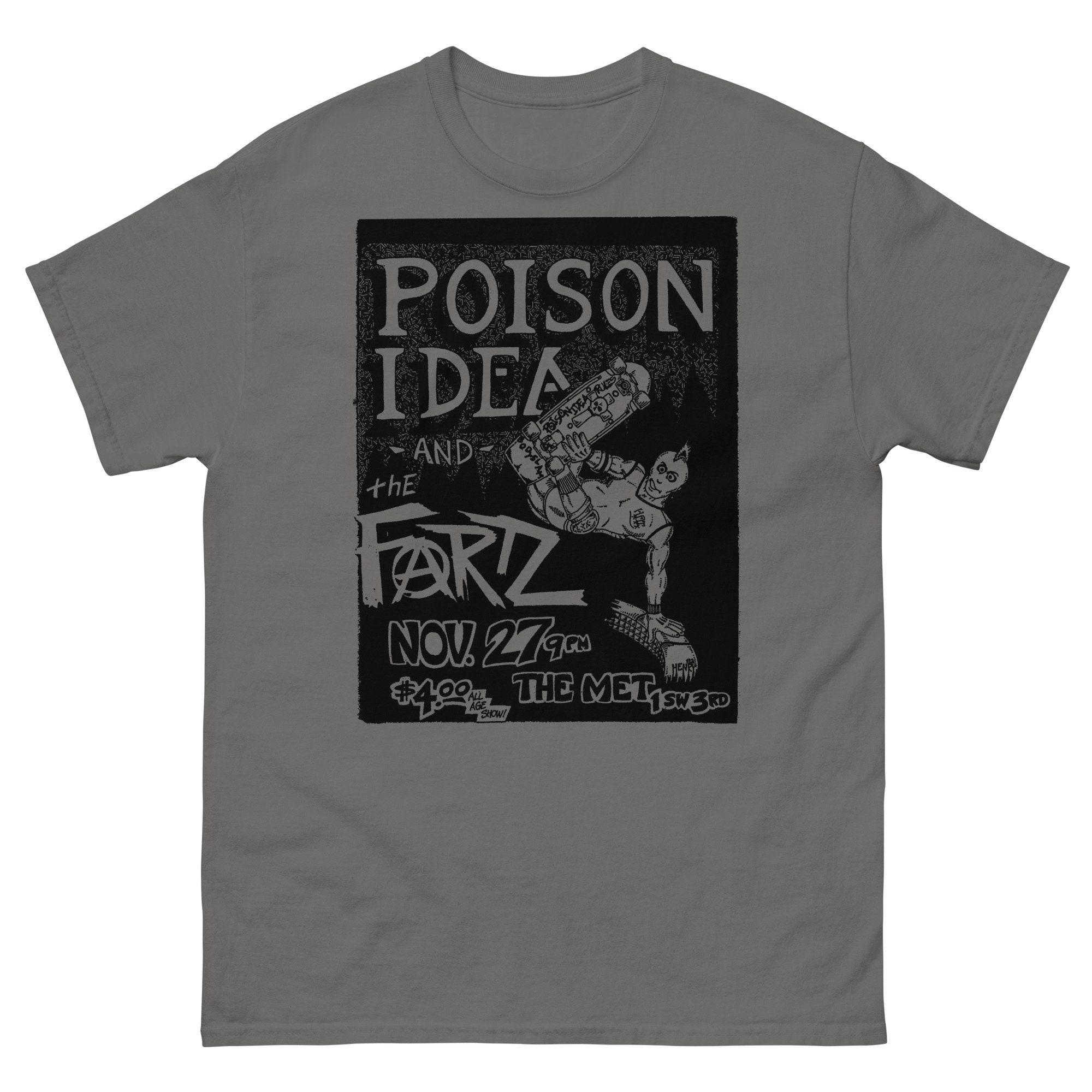 Poison Idea Flyer Shirt Punk Shirt Vintage Punk the Fartz Battalion of ...