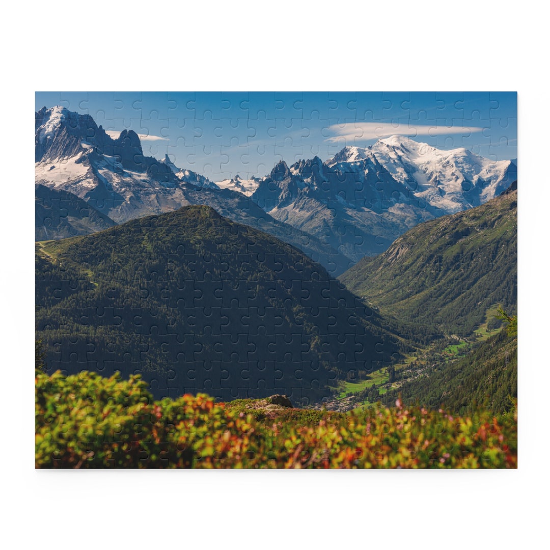 Mont Blanc France 4880 Meters Puzzle 120, 252, 500-piece - Etsy