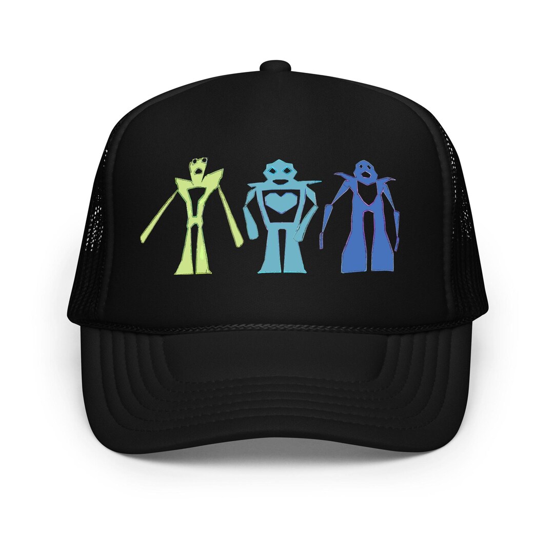 Multi Robots Phish Sphere Foam Trucker Hat - Etsy