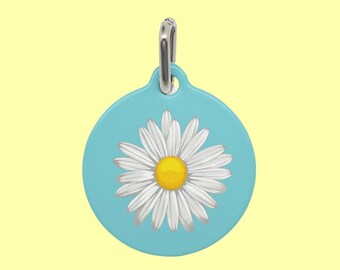 Daisy Style Printed Petid Tag Glitter Dog Tag Cat Tag Custom ID Tag Pet ...