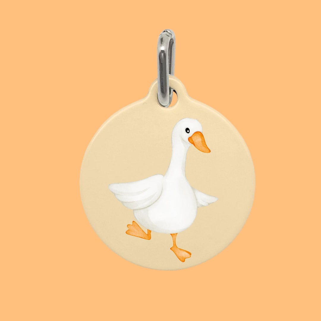 Goose Dog Id Tag-goose Collar Charm for Pets - Etsy