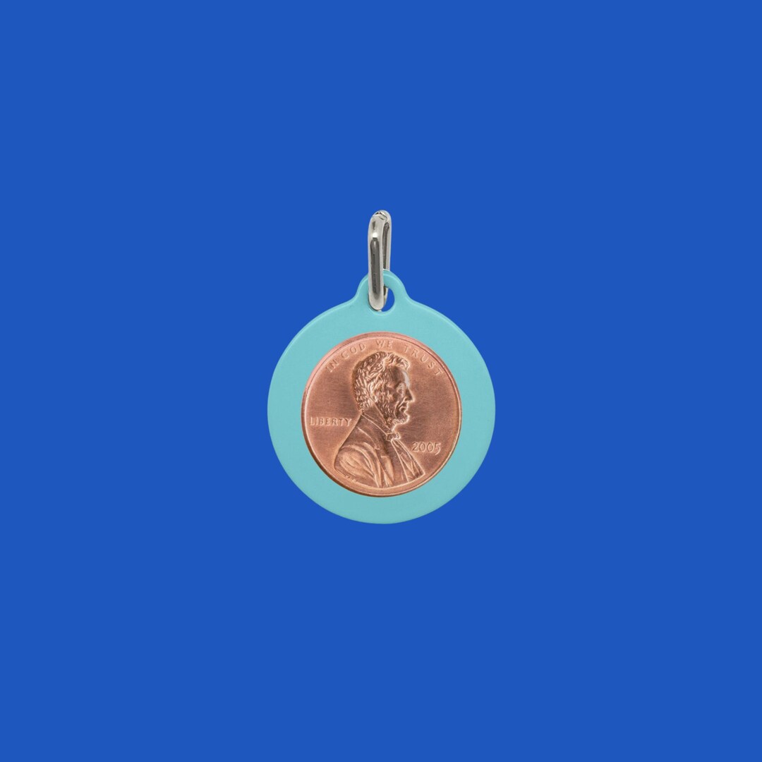 Penny Dog Tag, Penny Cat Id Tag, Metal Pet Id Tag With Ring, Penny Dog ...