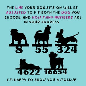 Golden Retriever Address Sign, Hanging Address Sign, Metal Home Address ...