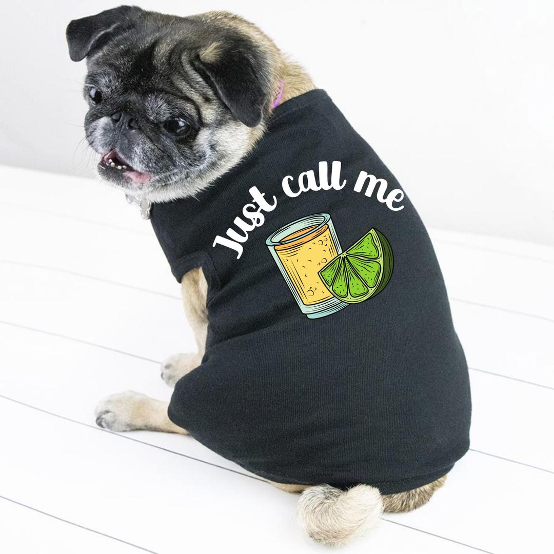 Personalized Tequila Dog T-shirt: Custom Tequila Pet Shirt - Etsy