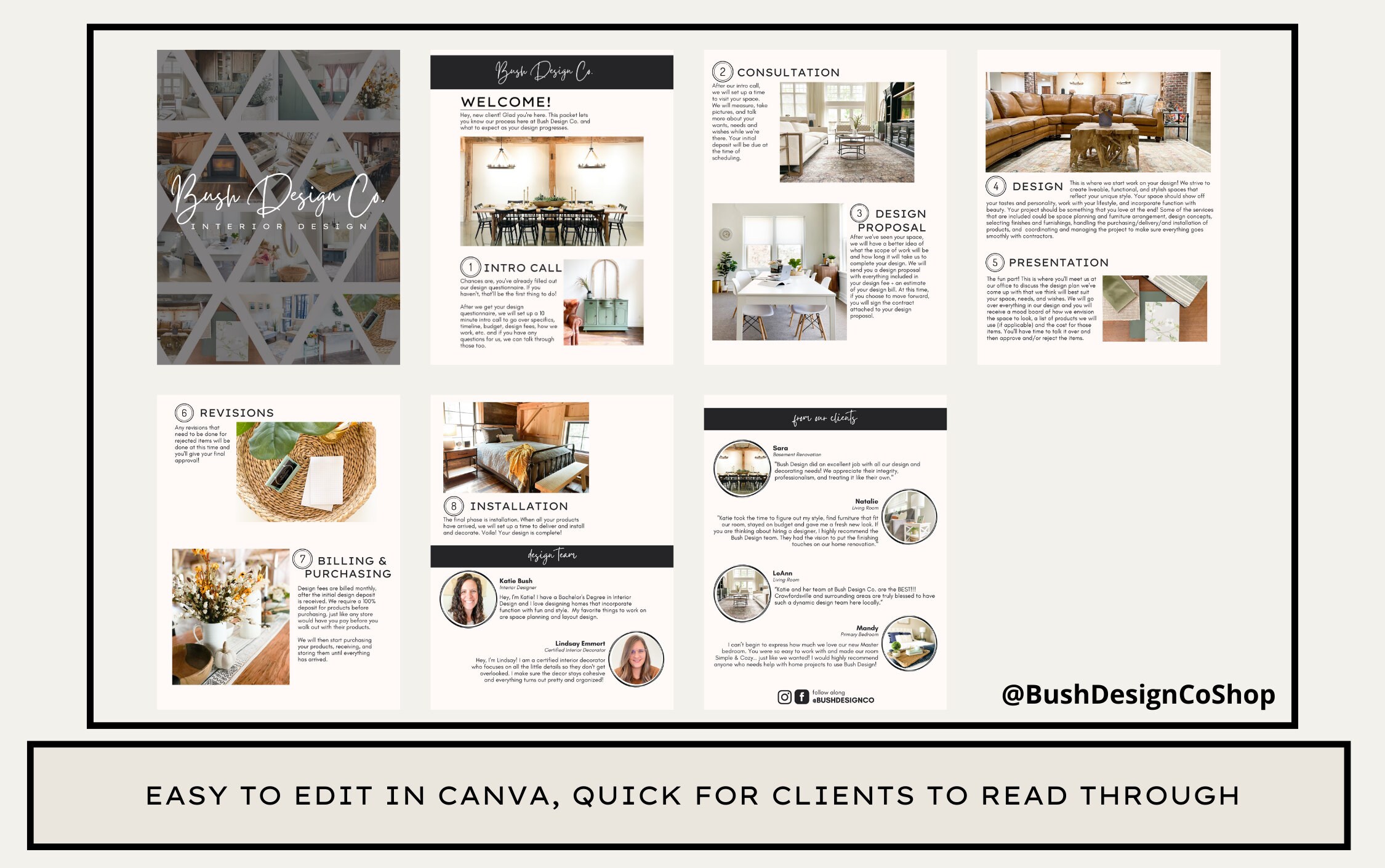 New Client Welcome Packet Template, Customizable and Editable Welcome ...