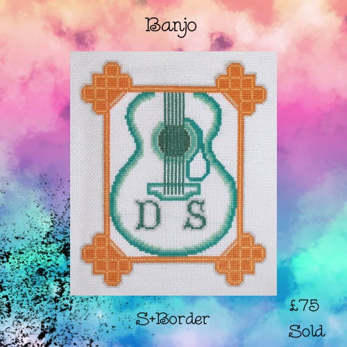 Custom Musical Instruments Cross Stitch - Etsy