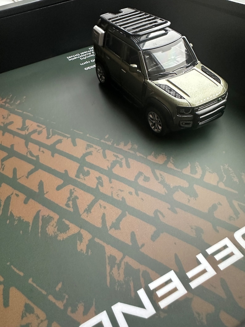 Land Rover Defender 110 2020 Green 3D Shadow Box Framed Gift Car - Etsy