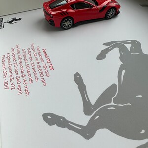 Ferrari F12 TDF 3D Shadow Box Framed Gift - Etsy