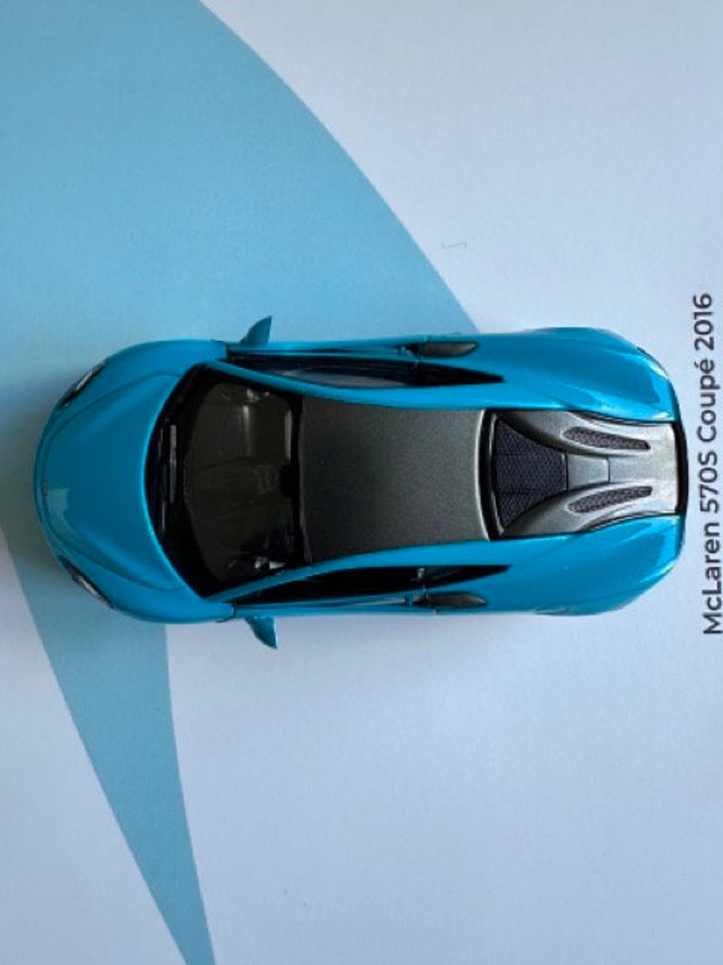 Mclaren 570s Blue 3D Shadow Box Framed Gift Car - Etsy