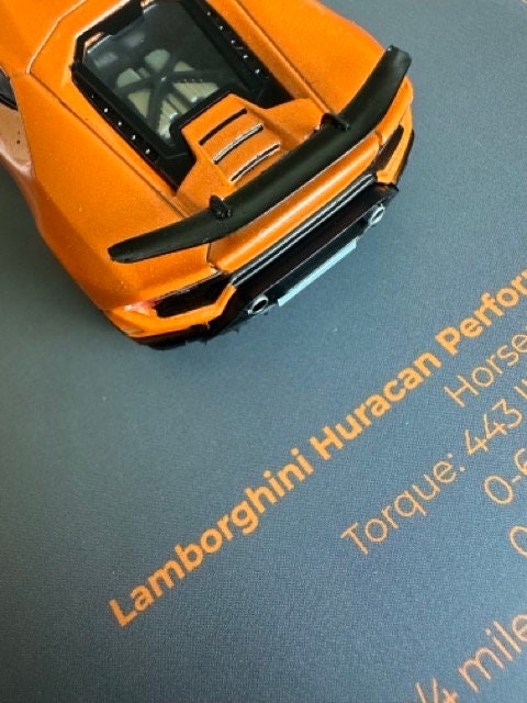 Lamborghini Huracan Performante Orange 3D Shadow Box Framed Gift Car - Etsy
