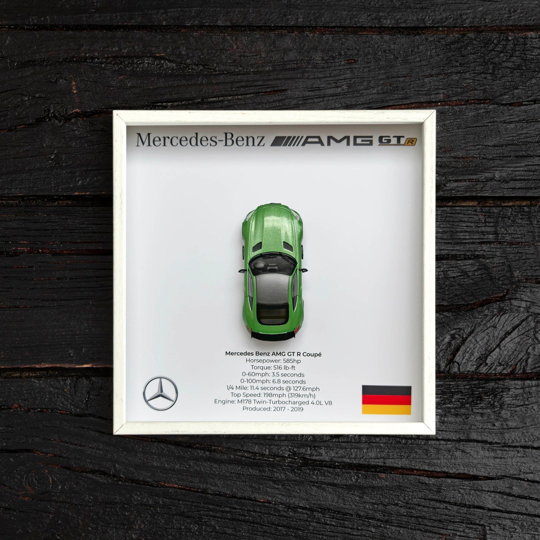 Mercedes Benz AMG GTR 3D Shadow Box Framed Gift - Etsy