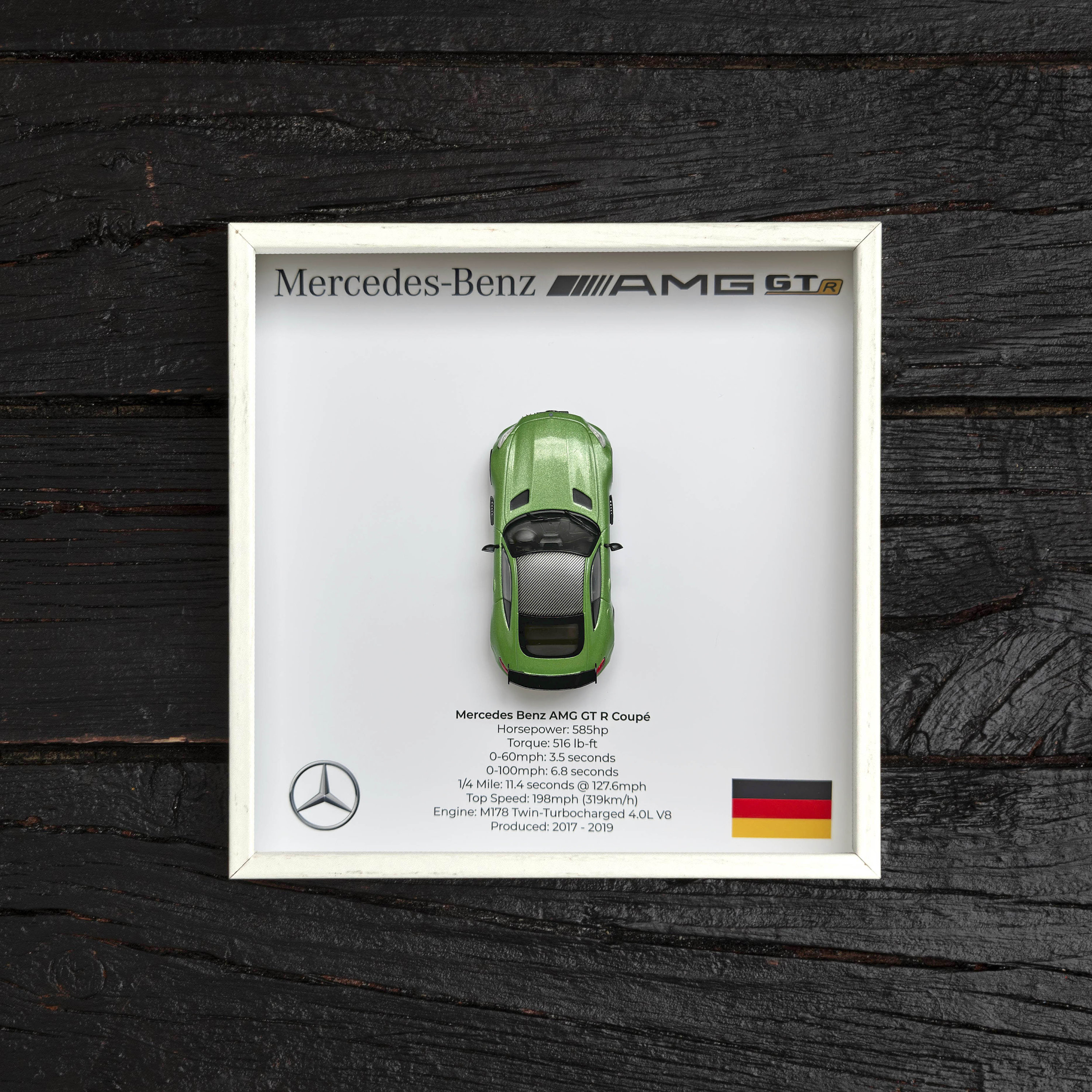 Mercedes Benz AMG GTR 3D Shadow Box Framed Gift - Etsy