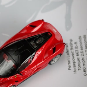 Ferrari Laferrari 3D Shadow Box Framed Gift - Etsy