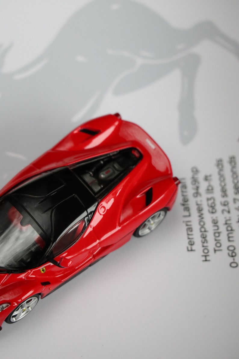 Ferrari Laferrari 3D Shadow Box Framed Gift - Etsy